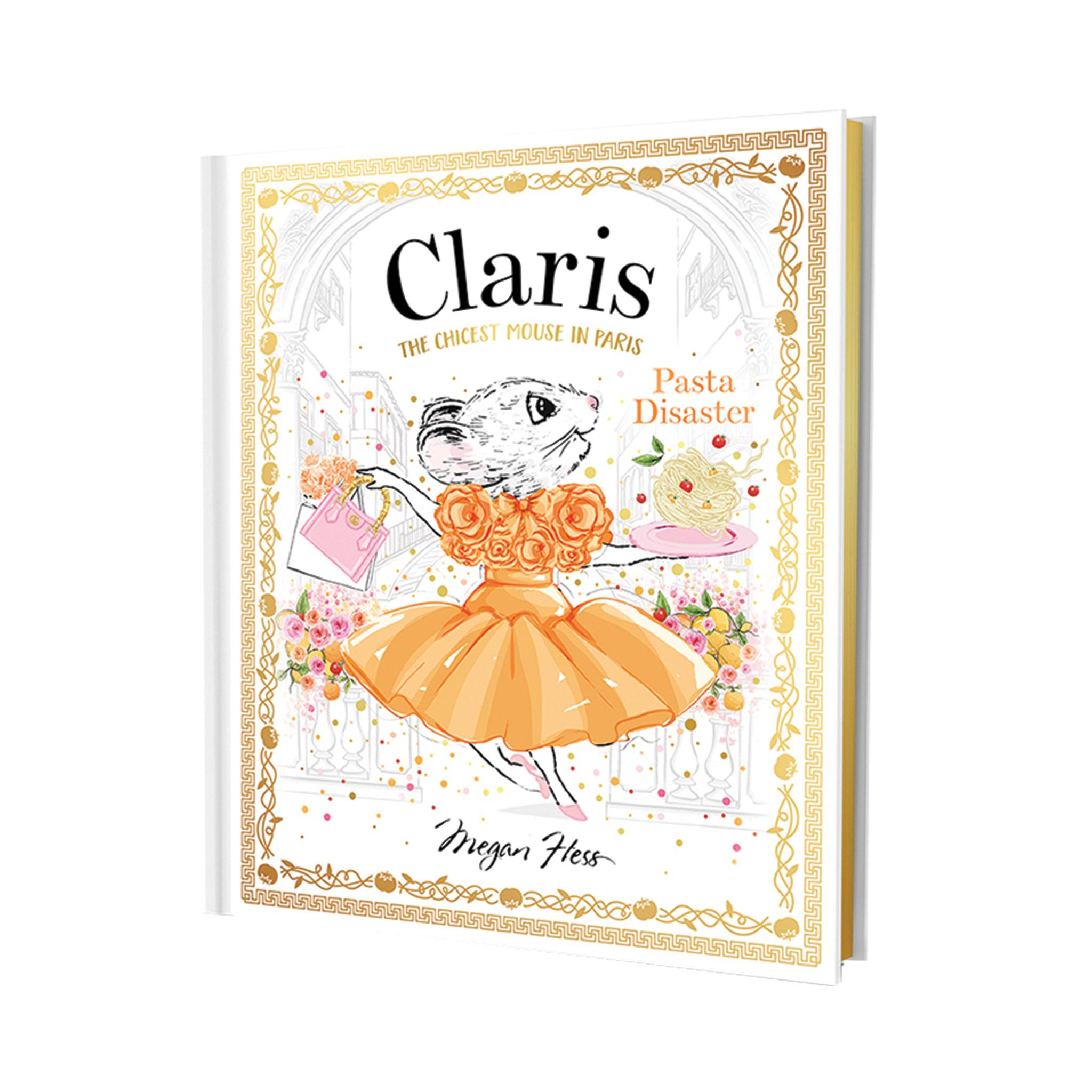 Claris The Mouse - Pasta Disaster Hardcover Book