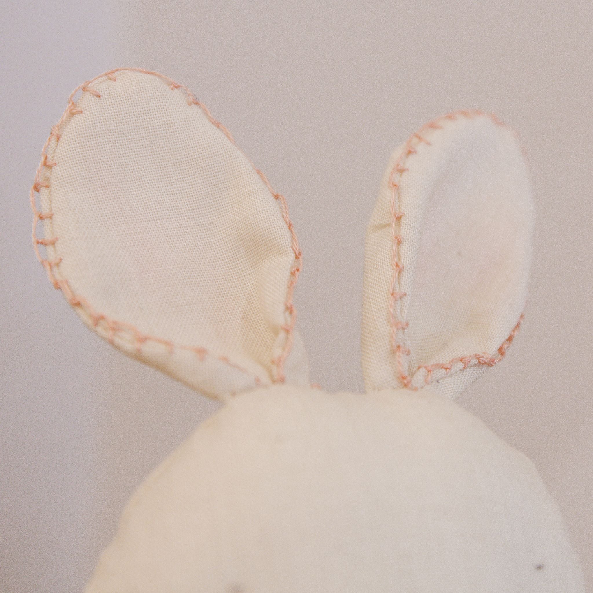 RETIRED - Hutch Studio - Pretty Sweet Penny - Hand-Crafted Cream Bunny