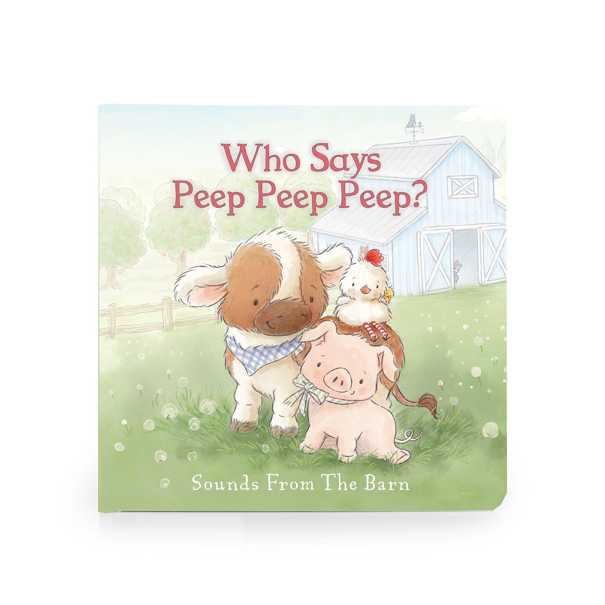 Who Says Peep Peep board book | Farm Animal Sounds Book