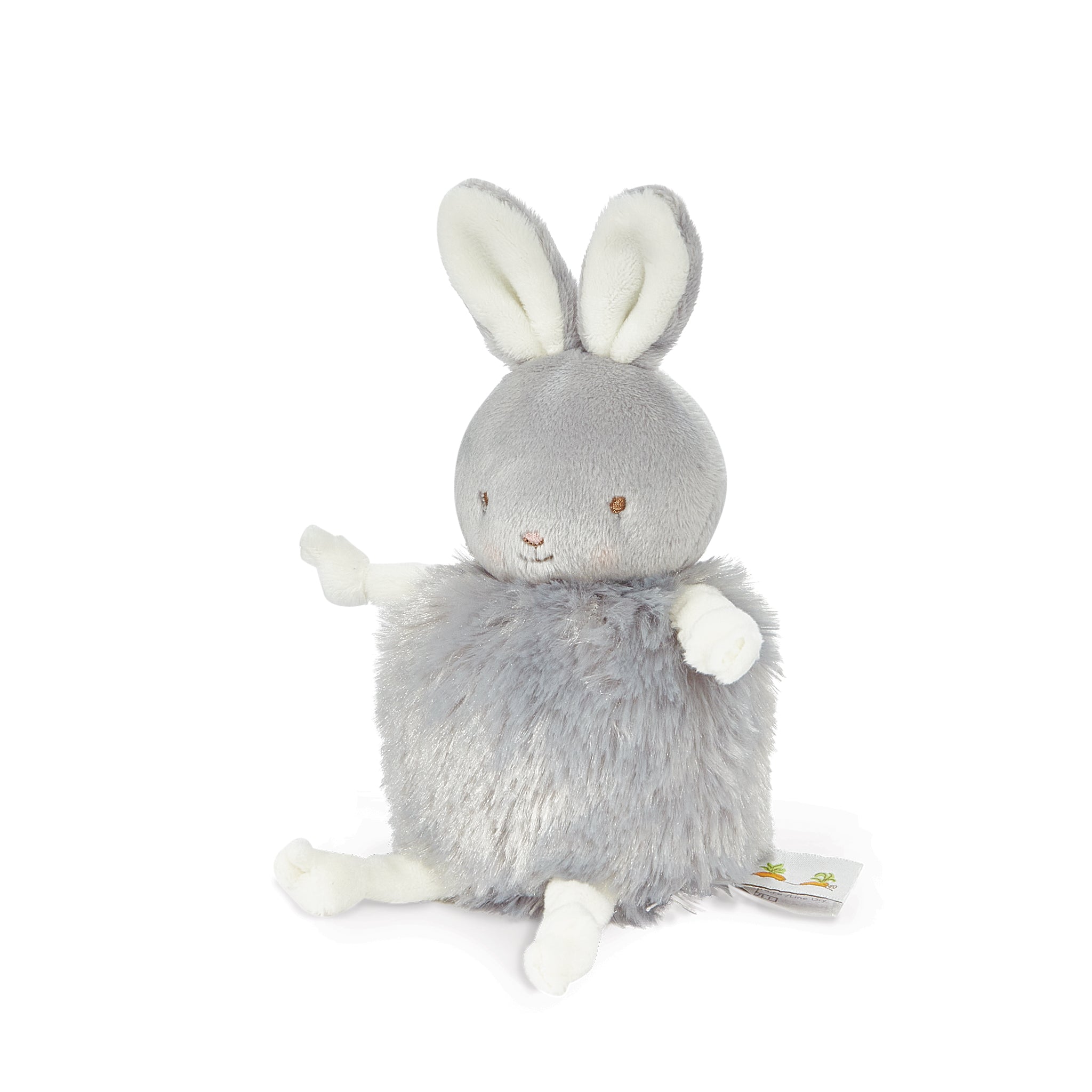 Roly Poly Bloom | Stuffed Animal | Gray Bunny Plush - Bunnies By The Bay