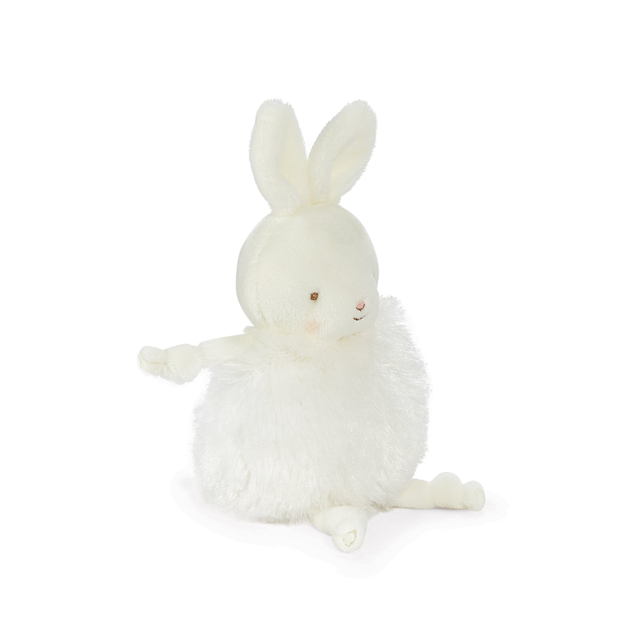 Roly Poly Bun Bun | Stuffed Animal | White Bunny Plush - Bunnies By The Bay