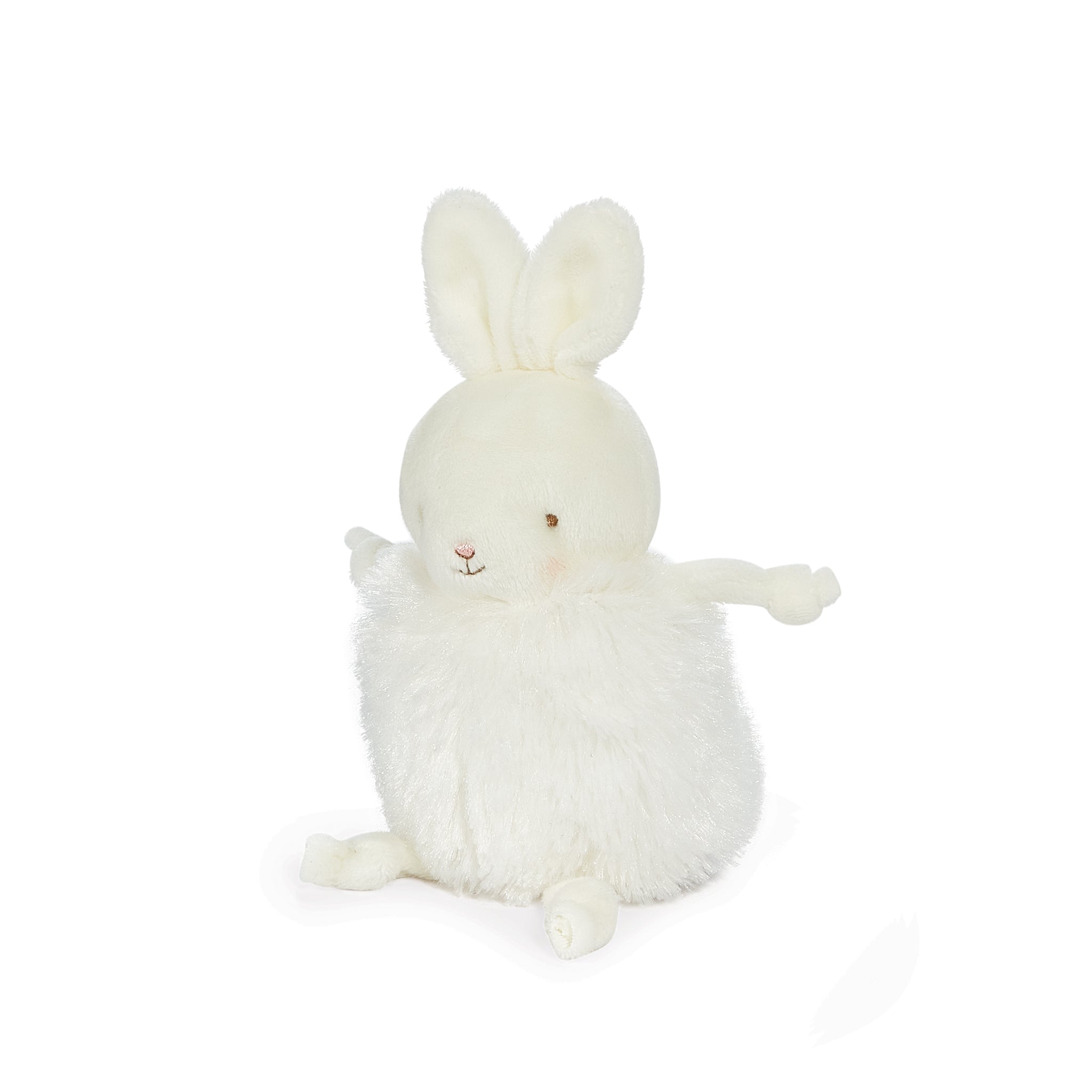 Roly Poly Bun Bun | Stuffed Animal | White Bunny Plush - Bunnies By The Bay