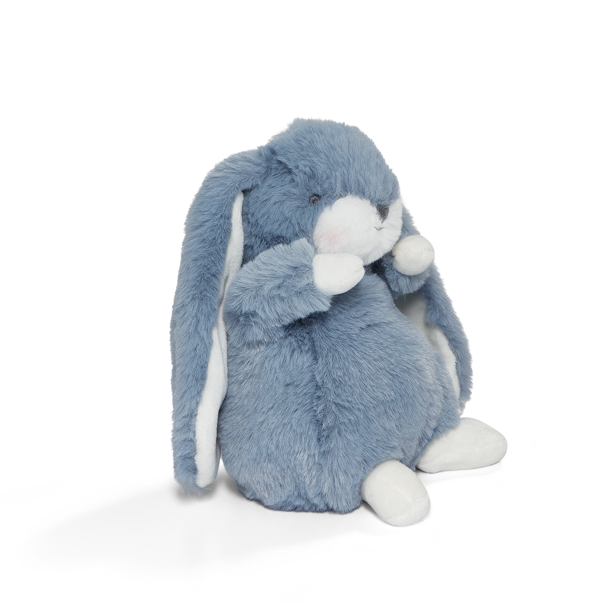 Tiny Nibble Bunny Blue - Lavender Lustre | Little Stuffed Bunny