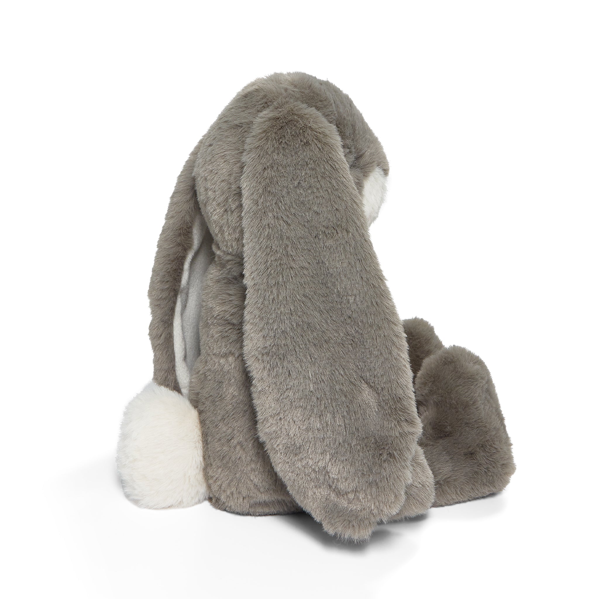 Little 12" Floppy Nibble Bunny - Coal | Gray Stuffed Bunny