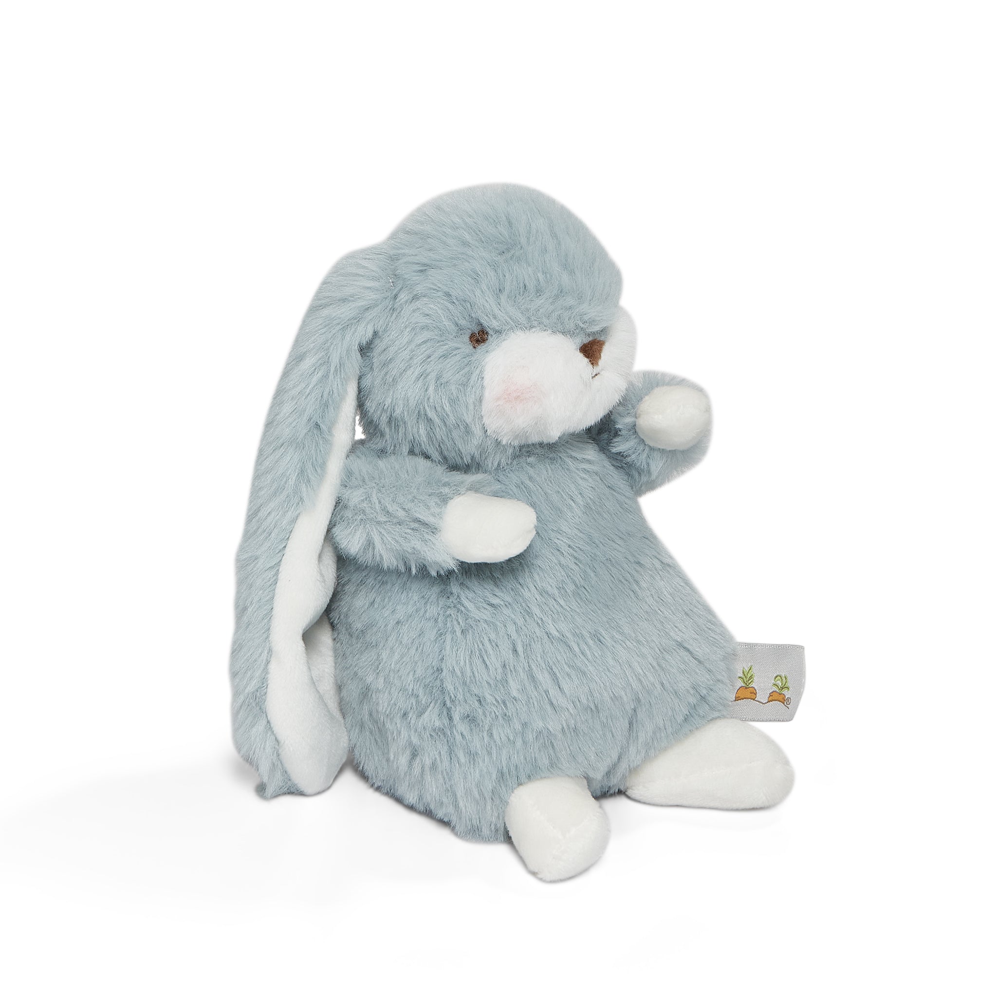 Tiny Nibble Bunny - Stormy Blue | Little Stuffed Bunny