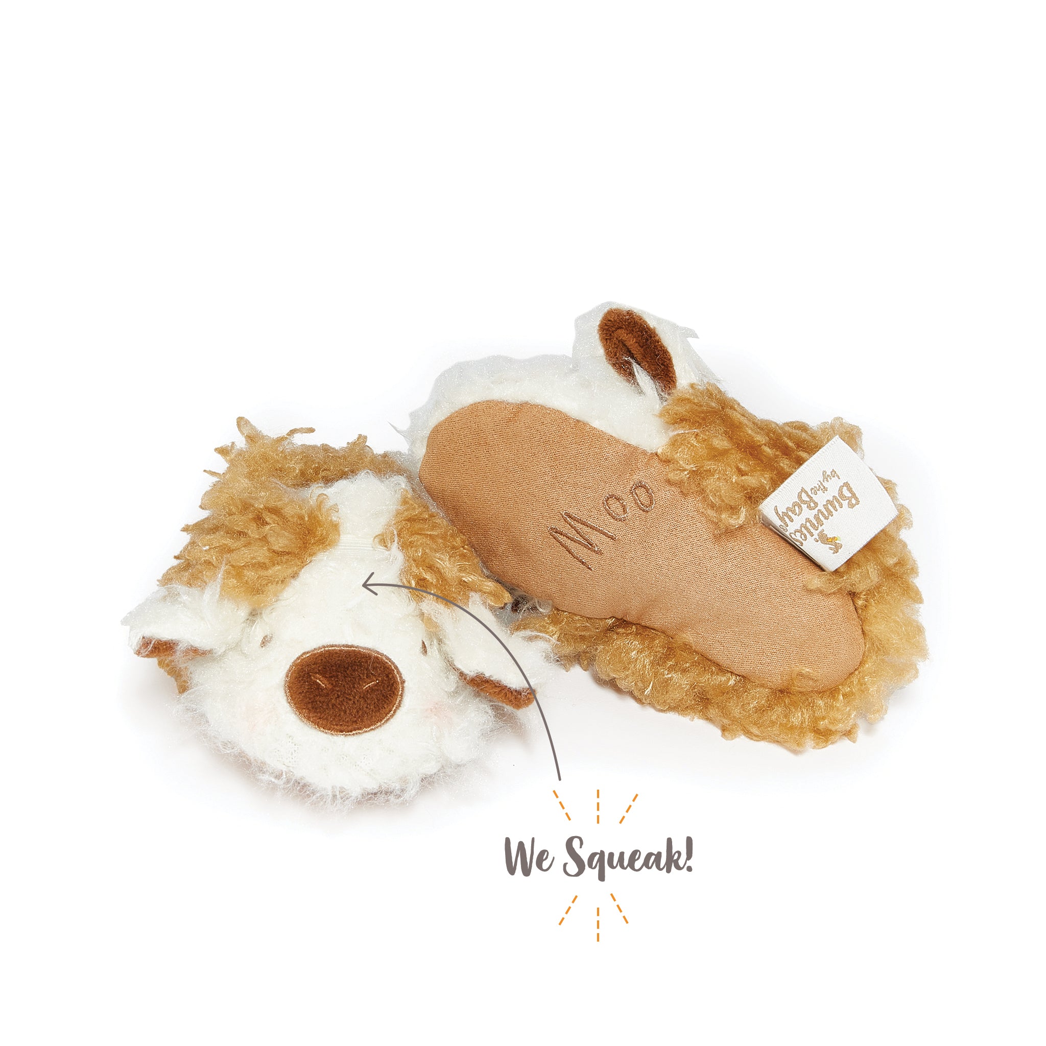 Moo Moo Booties | Farm Cow Baby Slippers