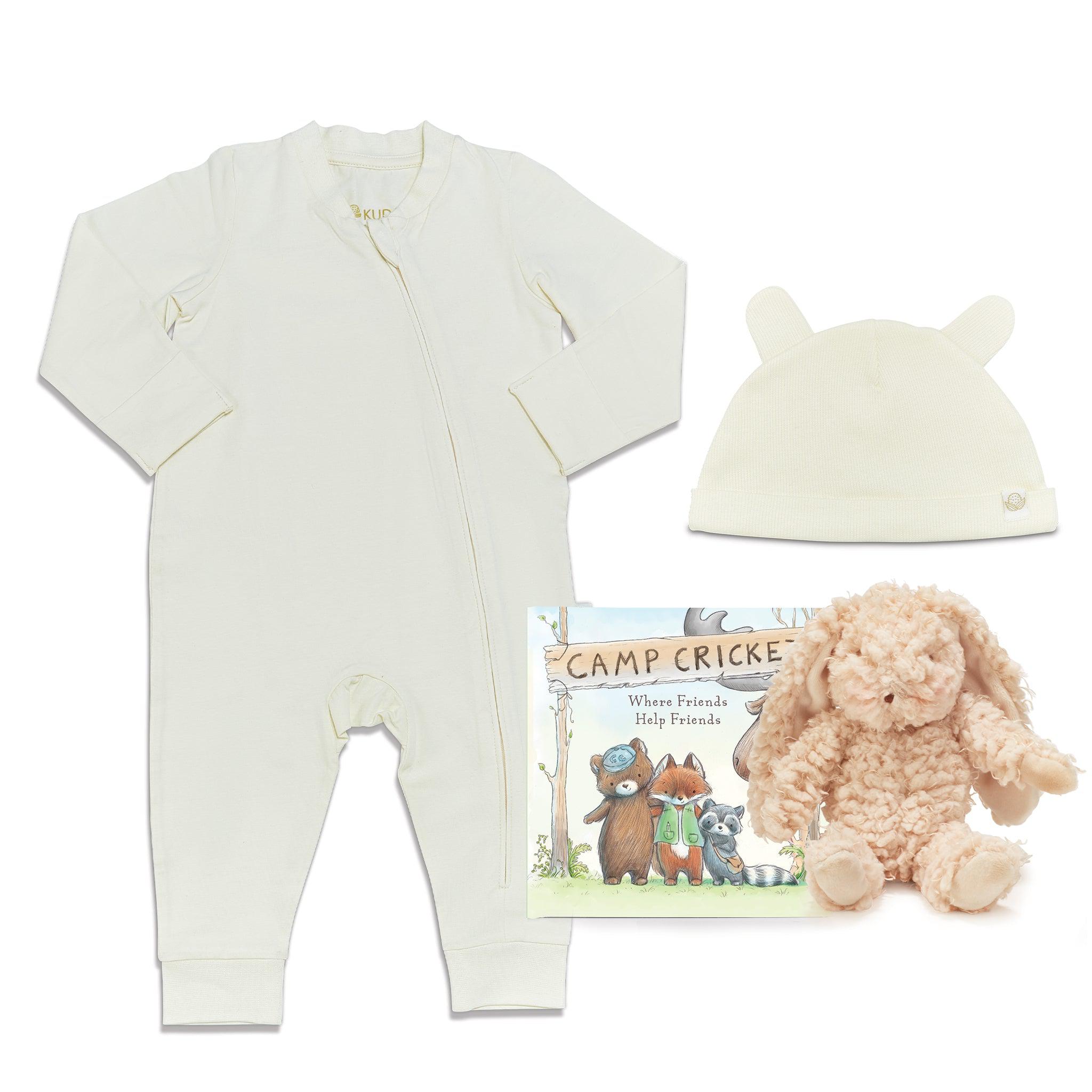Camp Cricket - Harey The Bunny Baby Gift Set | Woodland Theme Baby Gift