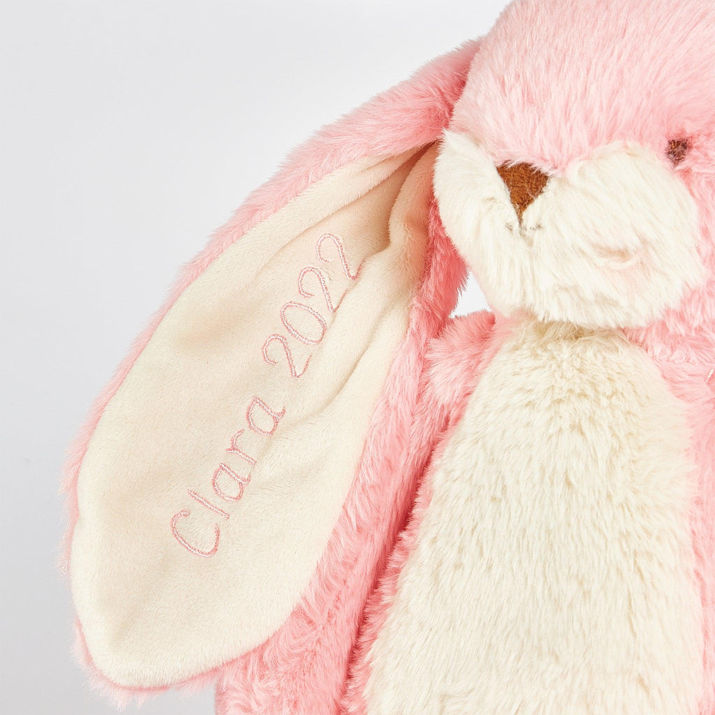 RETIRED - Sweet Floppy Nibble 16" Bunny - Coral Blush
