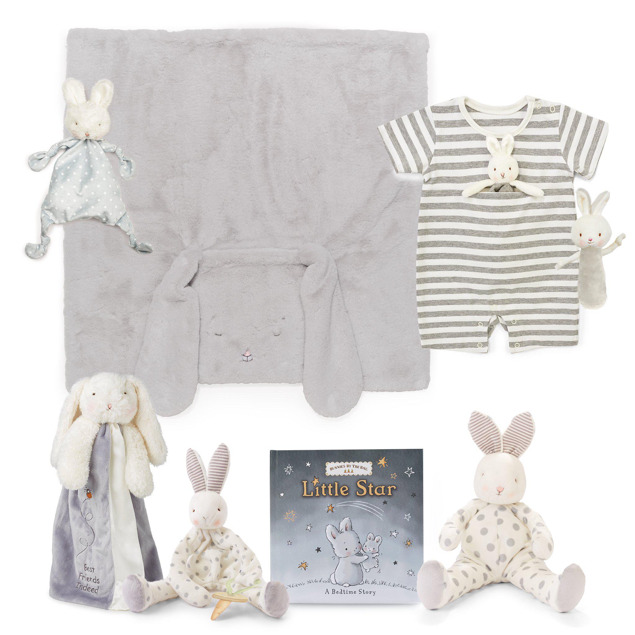 Everything Bloom Bunny Baby Bundle Gift Set | Blanket | Binkie ...