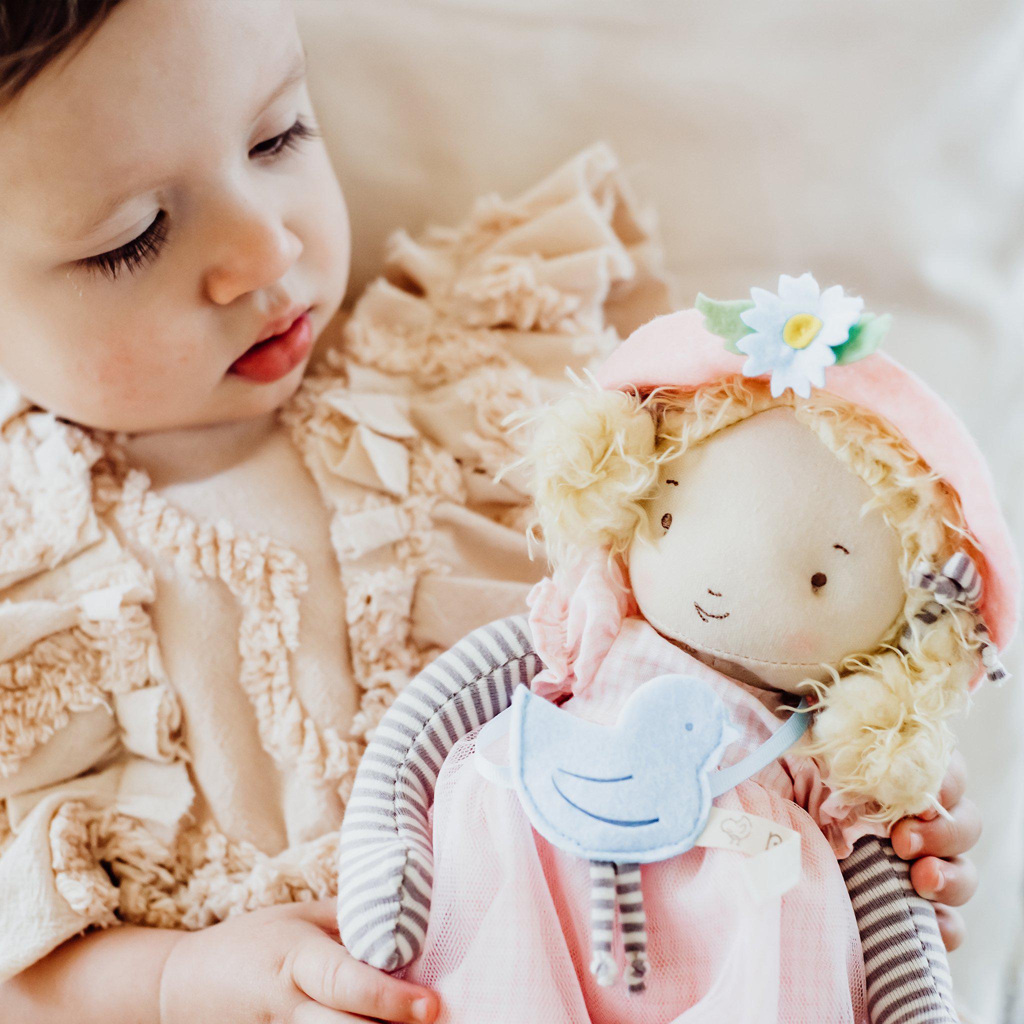 Elsie Girl Friend Doll with Face Mask | Stuffed Doll | Plush - Bunnies ...