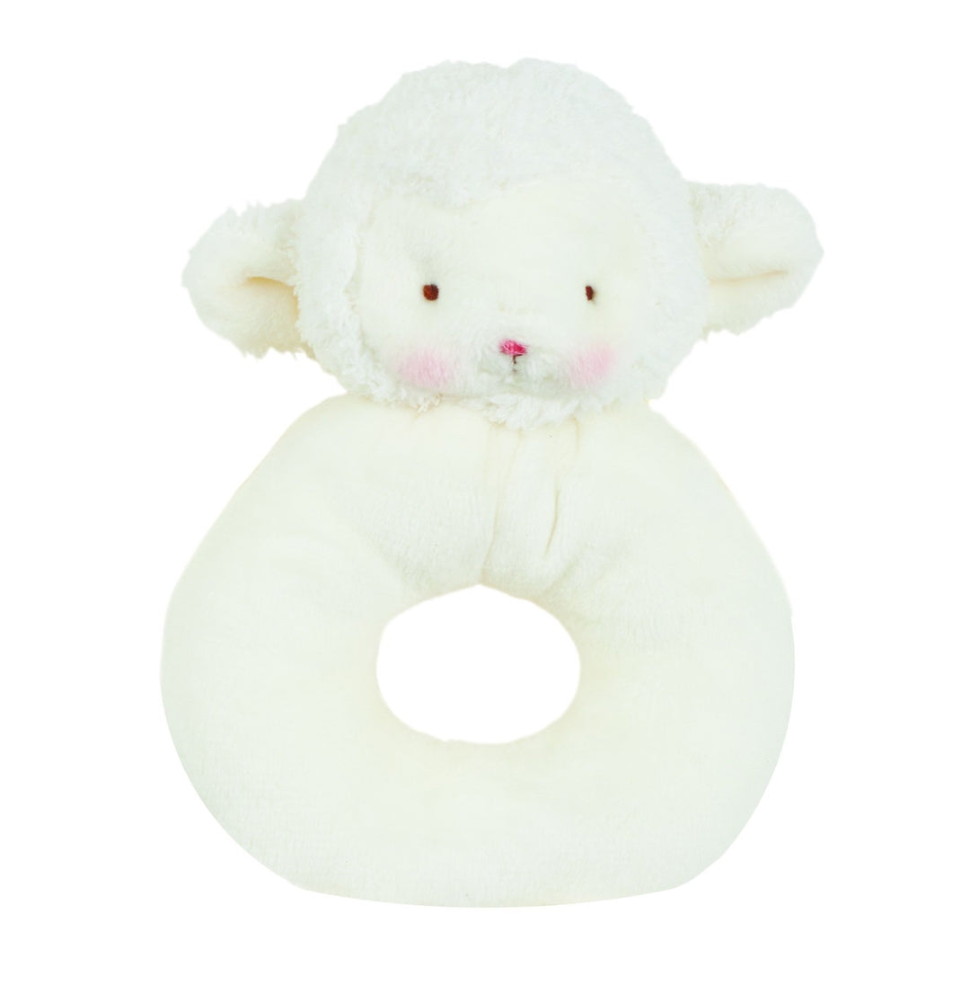 RETIRED - Lamb Ring Rattle - Carrots® Collection